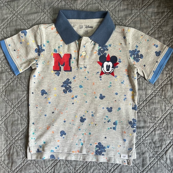GAP | Shirts & Tops | Gap Disney Mickey Mouse Polo Shirt Limited Edition Size 4t | Poshmark